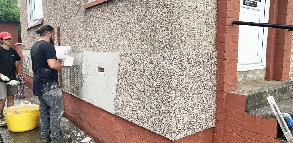 Rendering, Tyrolean and Pebble Dash – C.M.T Painting & Decorating